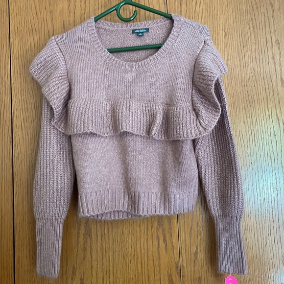 wild fable | Sweaters | Rose Color Cropped Sweater In Xs | Poshmark